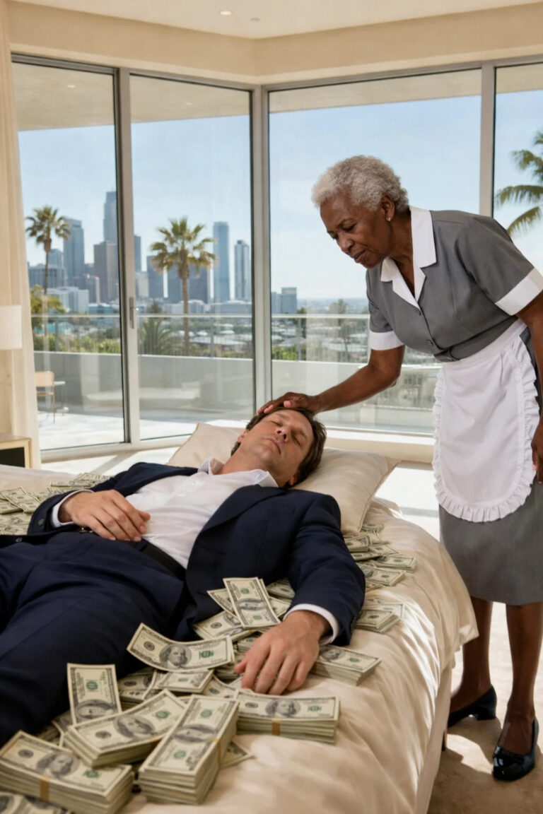 A wealthy CEO pretended to sleep on a pile of money to test his poor ...